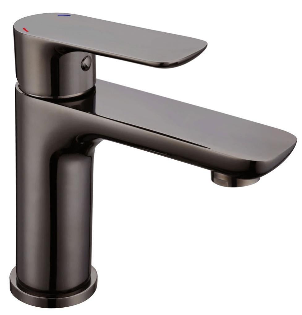 Mitigeur de lavabo graphite brillant, EDOUARD ROUSSEAU Milk | Leroy Merlin