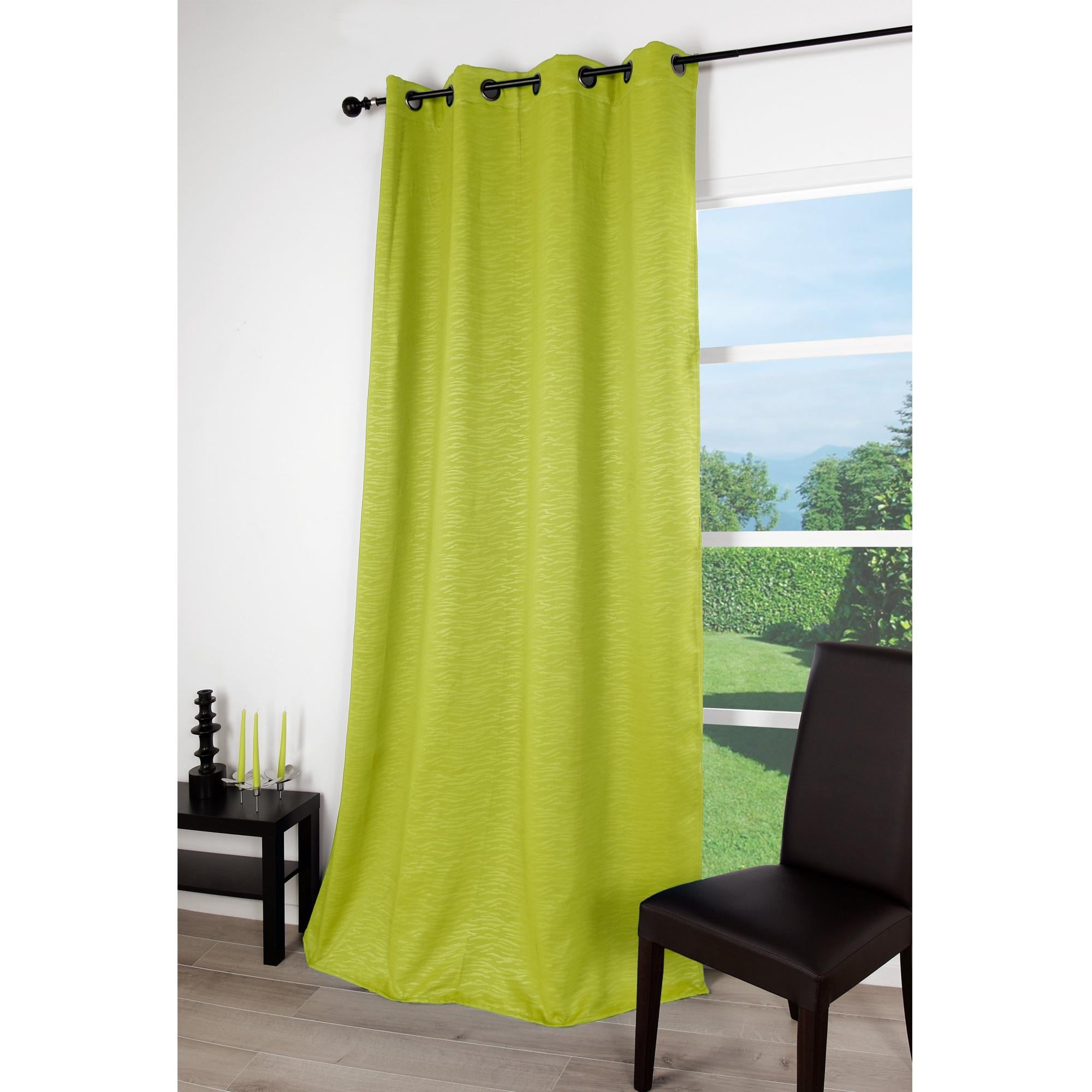 Rideau obscurcissant, Zebra vert l.140 x H.260 cm | Leroy Merlin
