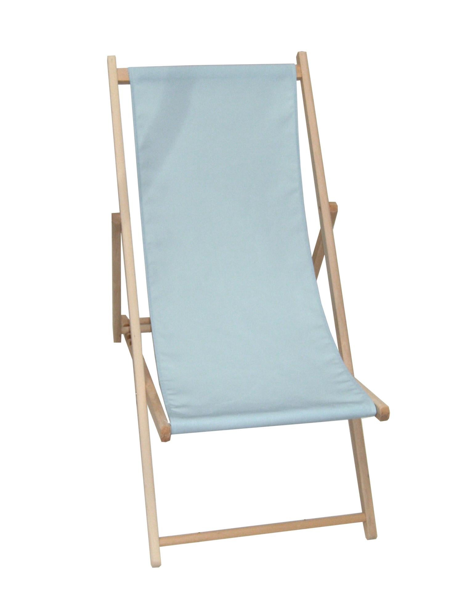 Chilienne de jardin en bois Lola bleu fjord | Leroy Merlin
