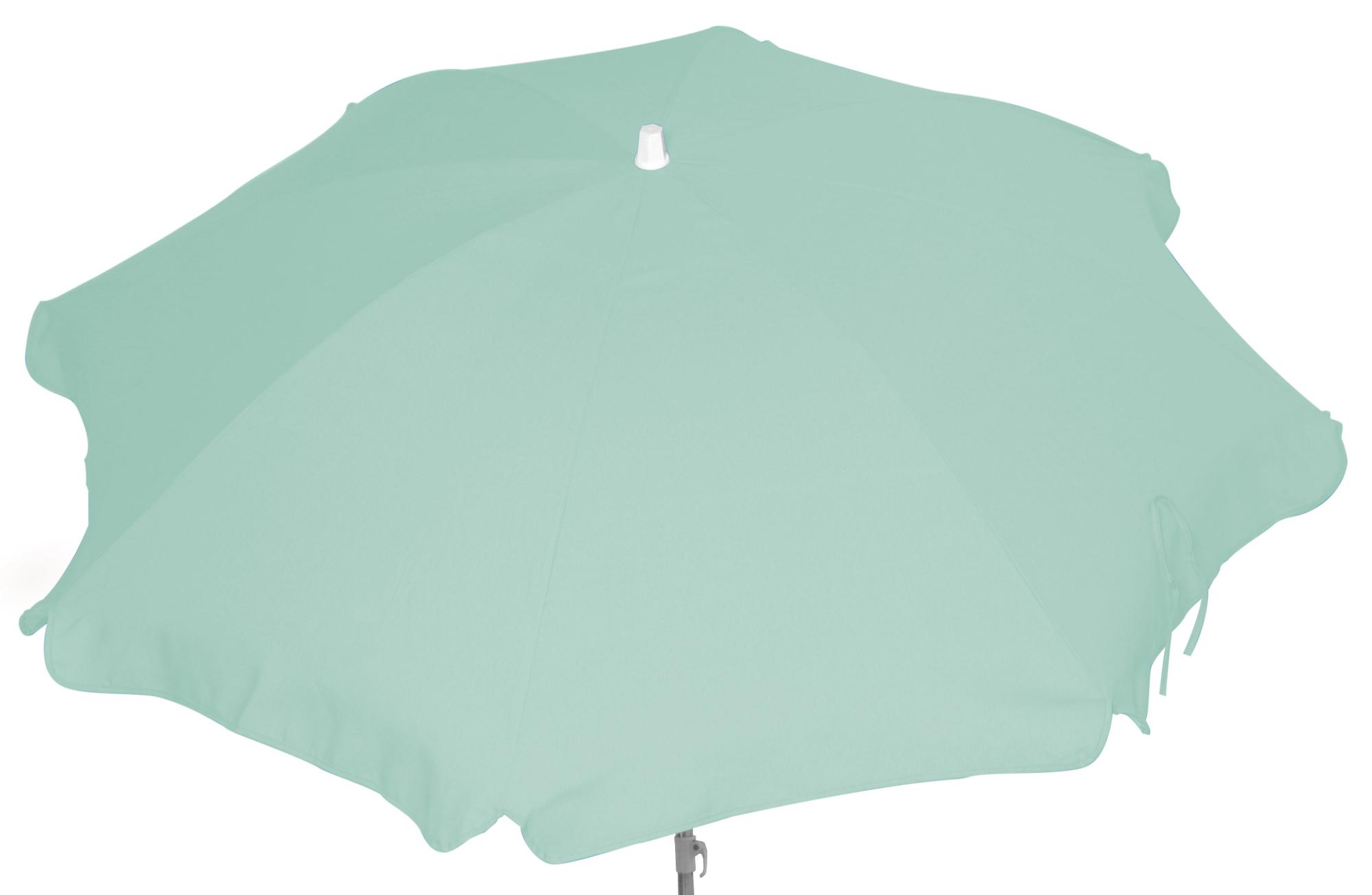 Parasol droit Feria vert rond, L.200 x l.200 cm | Leroy Merlin