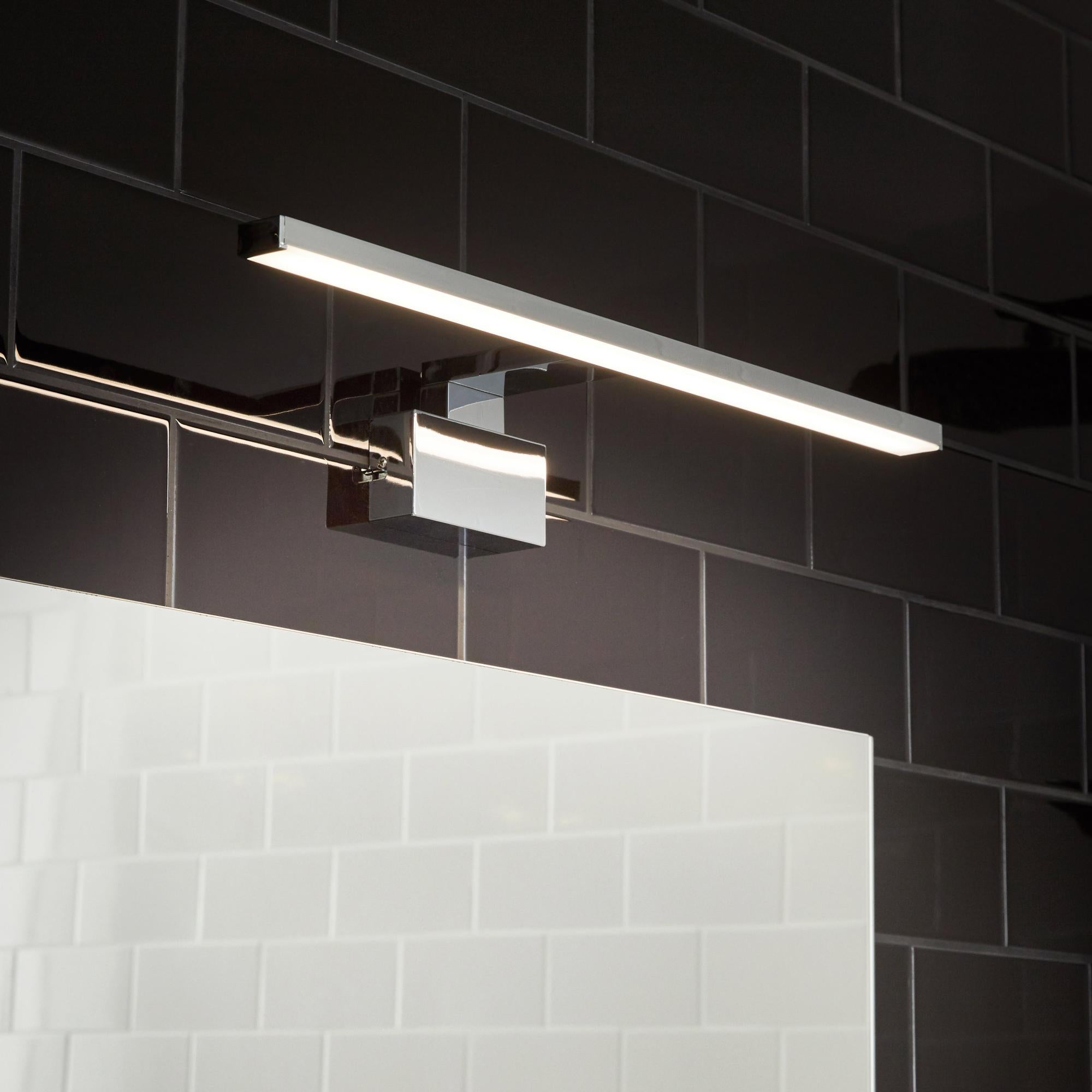Applique Slim, LED 1 x 6.5 W, LED intégrée blanc froid, chrome | Leroy ...