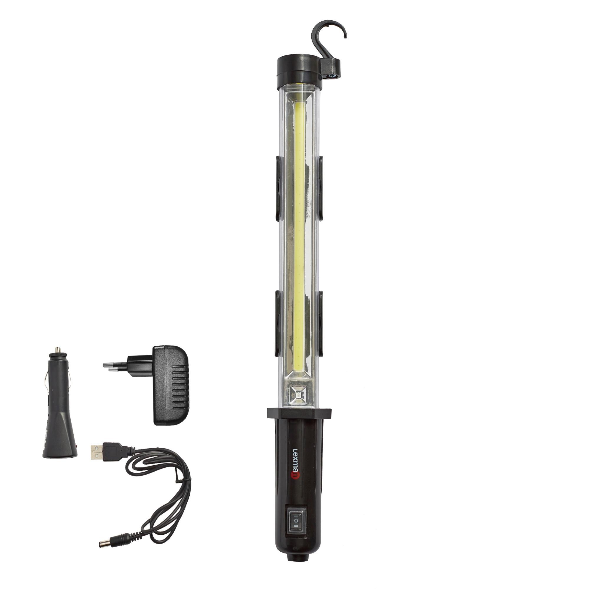 Lampe de travail LED rechargeable, 445lm LEXMAN | Leroy Merlin