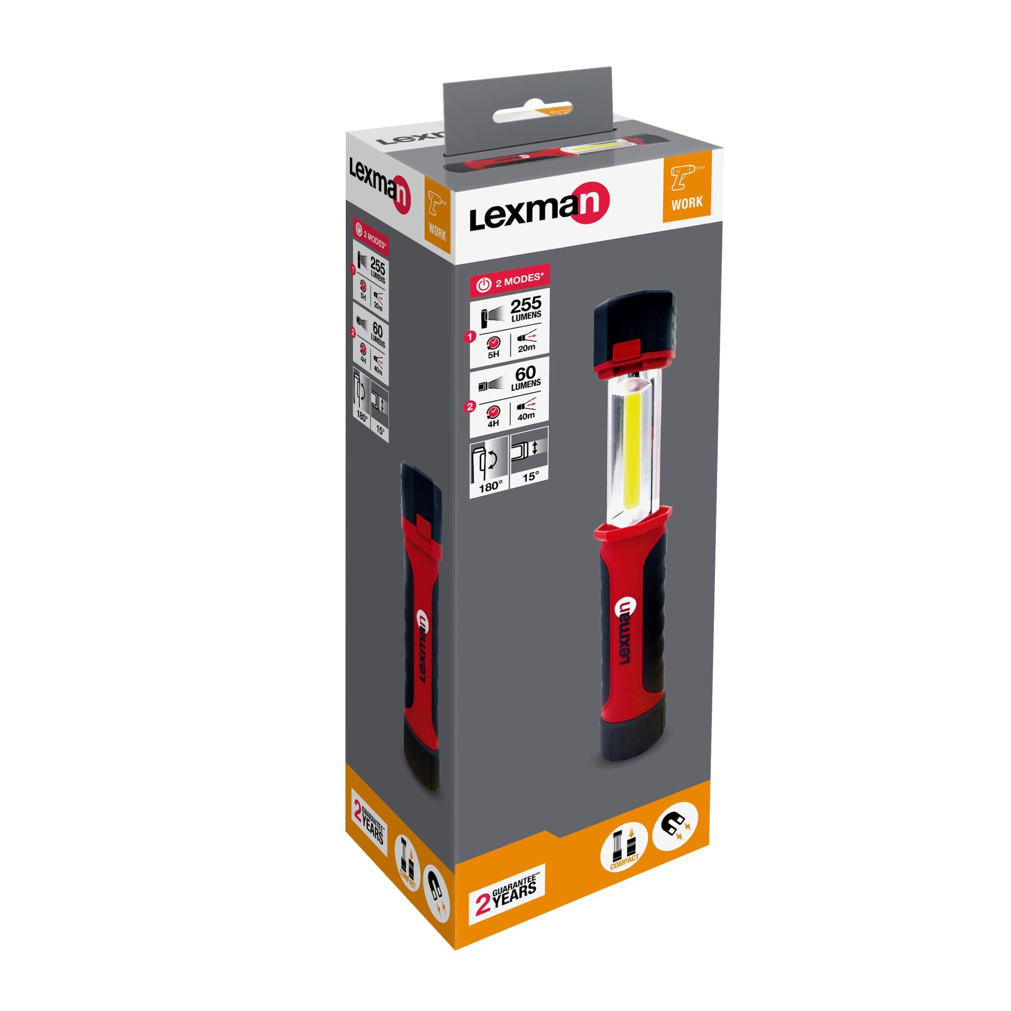 Lampe torche rechargeable, 255lm LEXMAN | Leroy Merlin