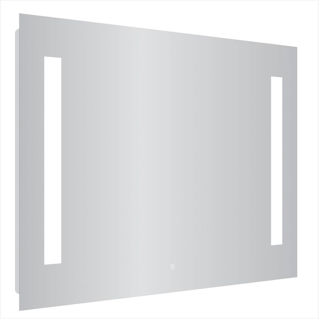 Miroir avec éclairage intégré, l.105 x H.70 cm Easy | Leroy Merlin
