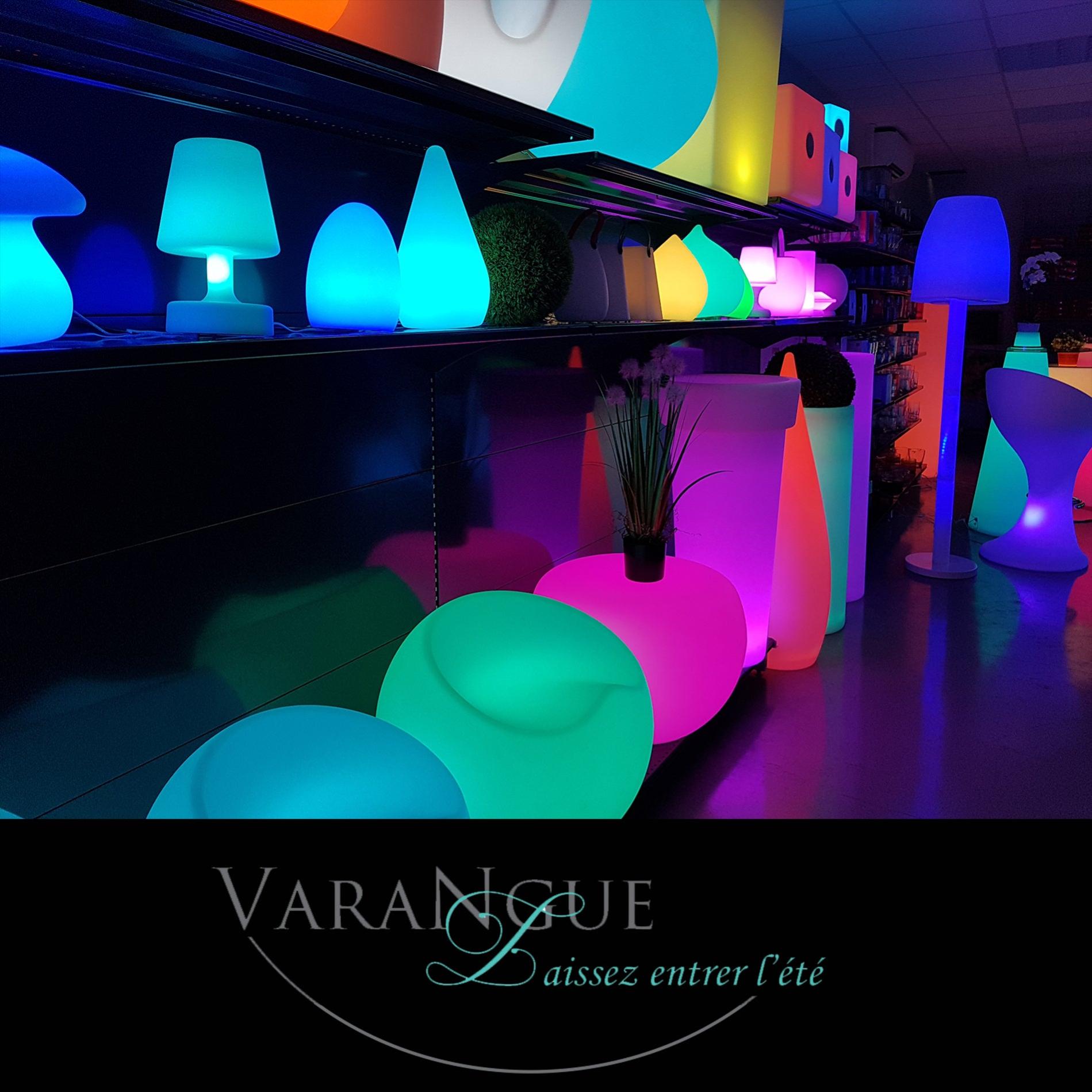 Banc lumineux 120x40x40cm LED intégrée blanc VARANGUE | Leroy Merlin