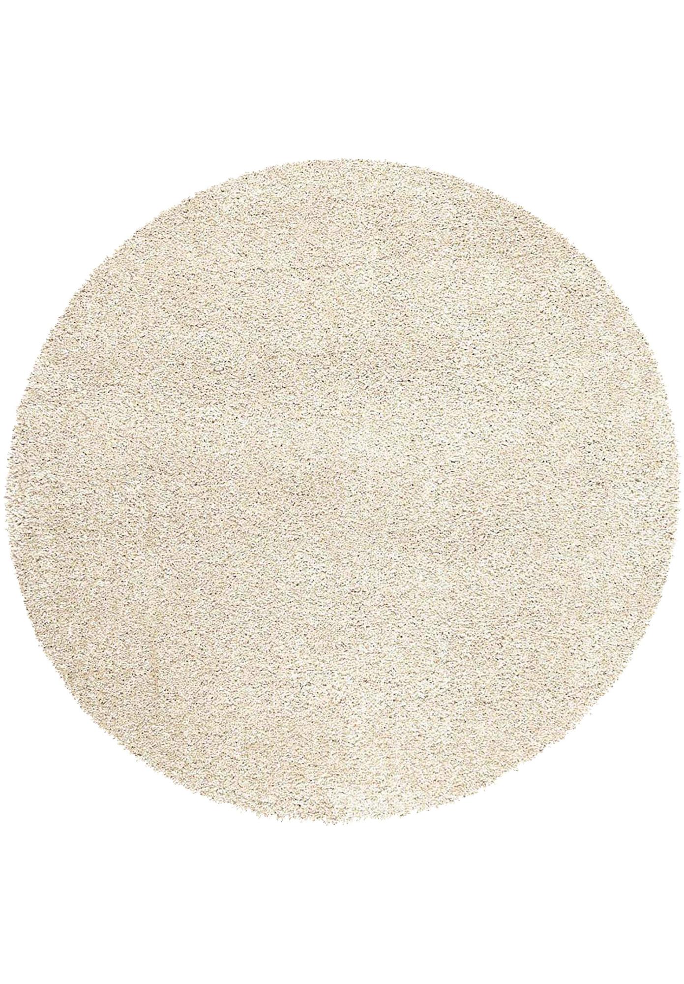 Tapis décoratif beige rond Diam.200 Naga | Leroy Merlin
