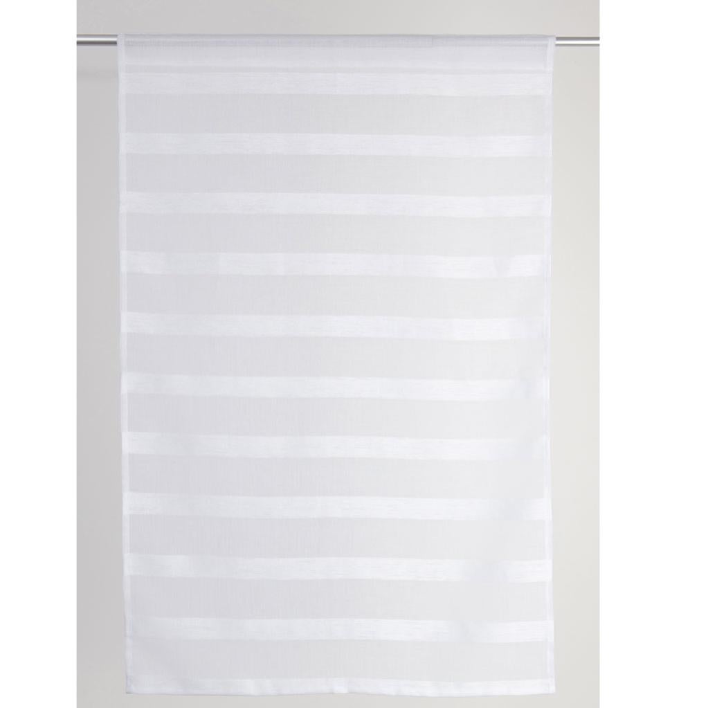 Paire de vitrages transparent, Pluton blanc l.60 x H.90 cm | Leroy Merlin
