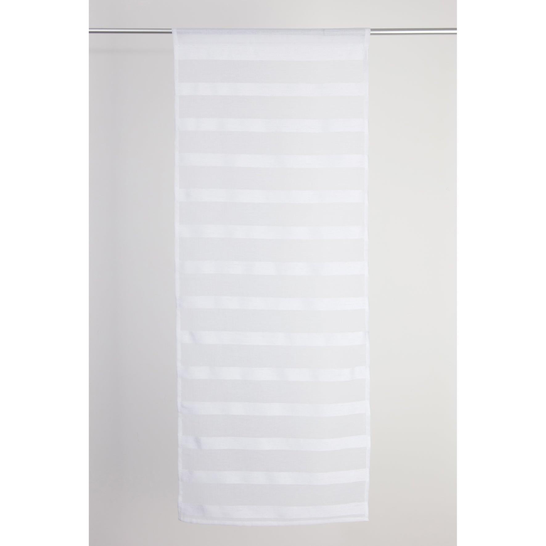Paire de vitrages transparent, Pluton blanc l.45 x H.120 cm | Leroy Merlin