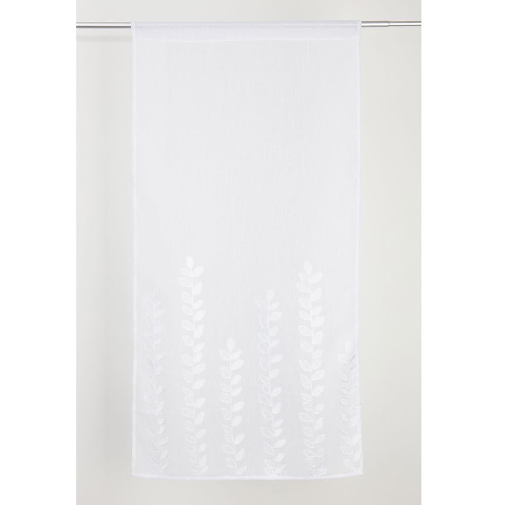 Paire de vitrages transparent, Veraz blanc l.60 x H.120 cm | Leroy Merlin