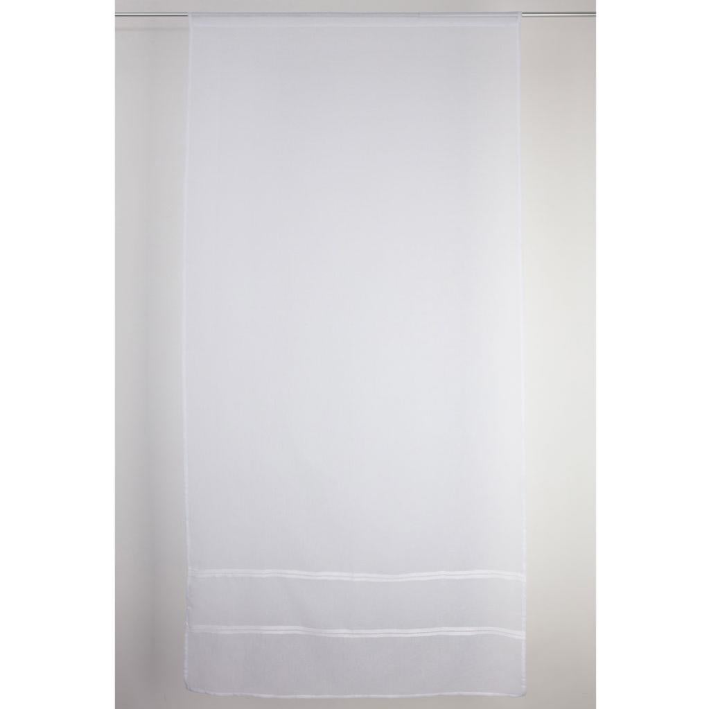 Vitrage transparent, Gina blanc l.90 x H.210 cm | Leroy Merlin
