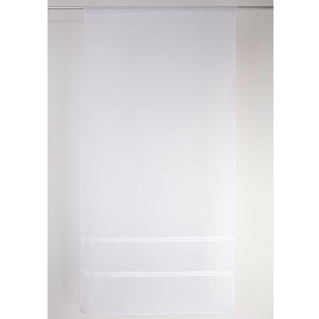 Vitrage transparent, Gina blanc l.80 x H.160 cm | Leroy Merlin
