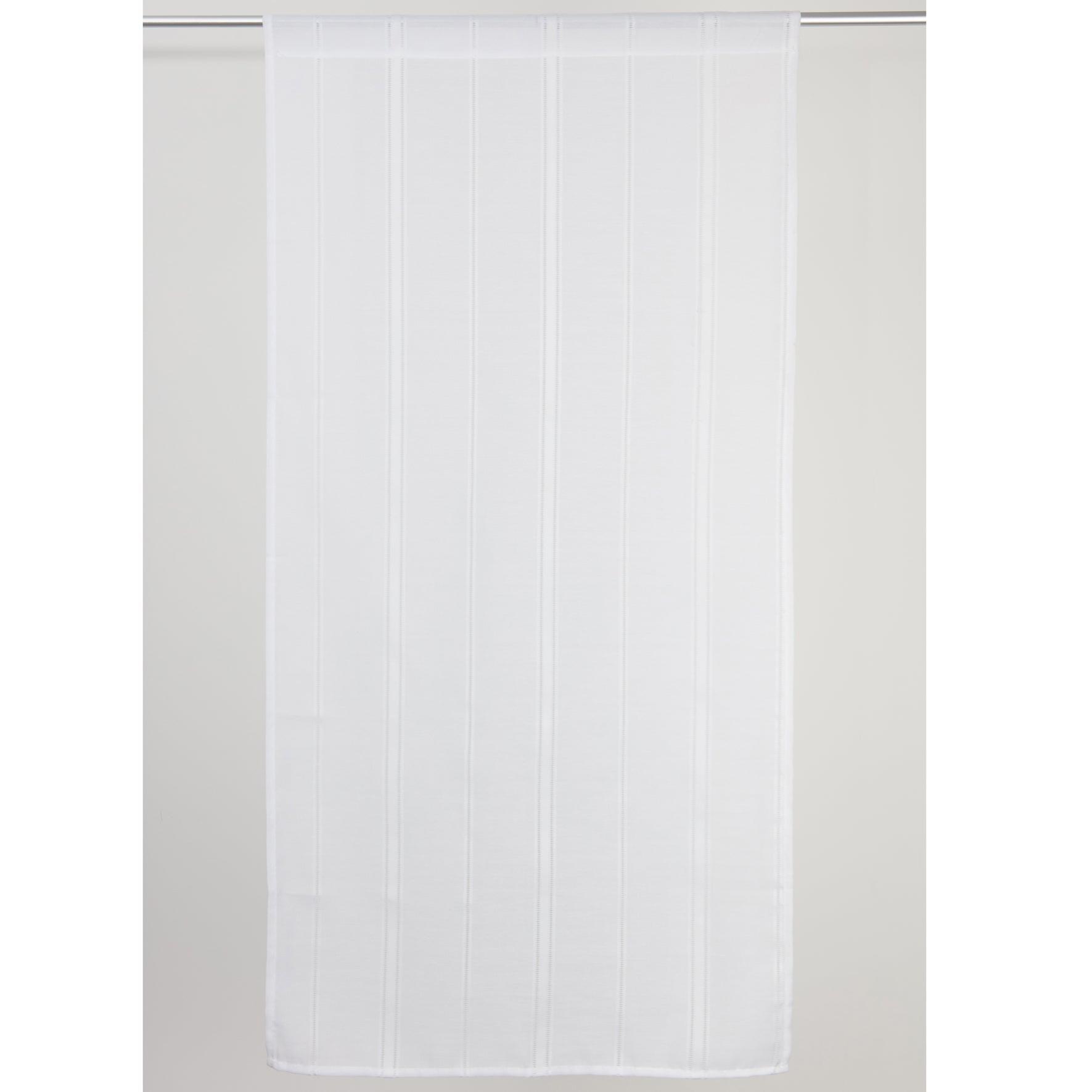 Paire de vitrages transparent, Natchik blanc l.60 x H.120 cm | Leroy Merlin