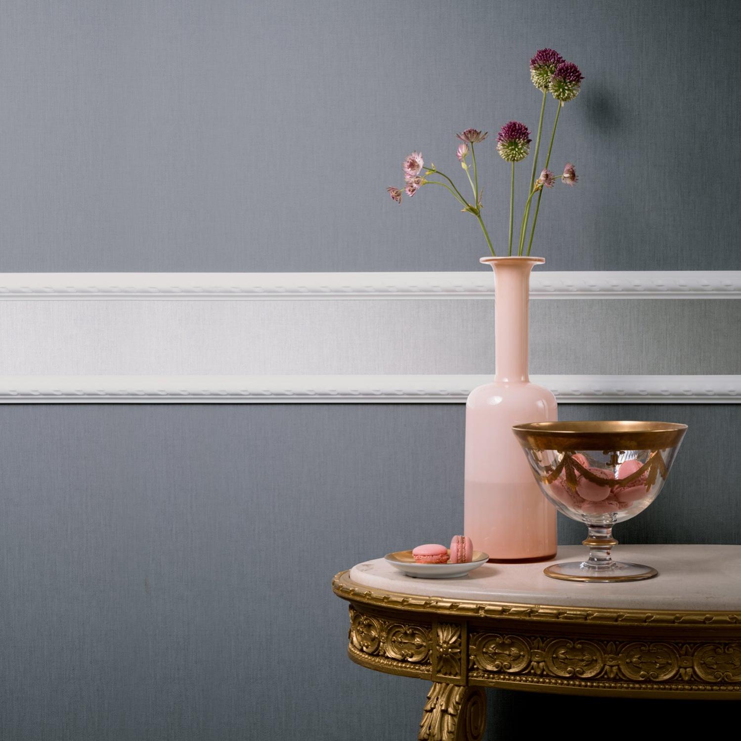 Papier peint intissé Uni les classiques gris | Leroy Merlin