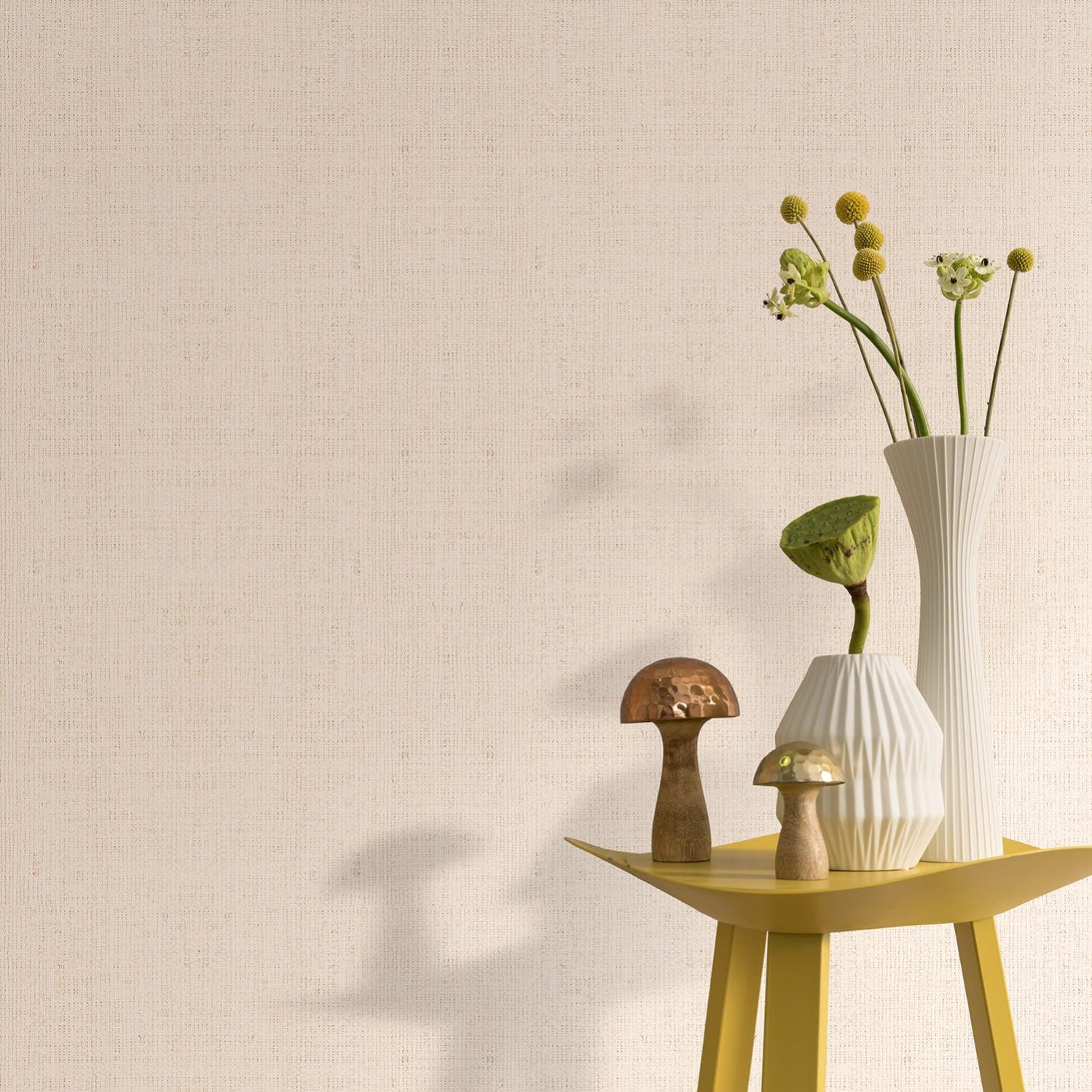 Papier peint intissé Struture cialos beige | Leroy Merlin