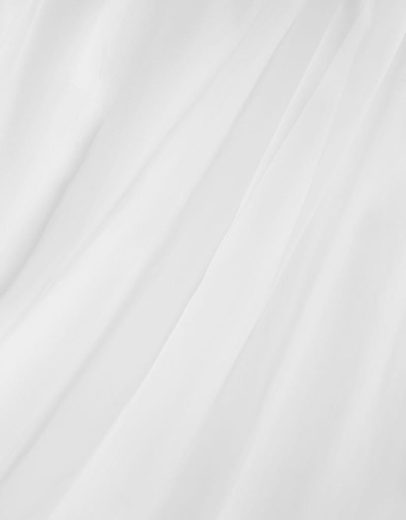 Paire de vitrages transparent, Bonne femme blanc l.95 x H.150 cm ...