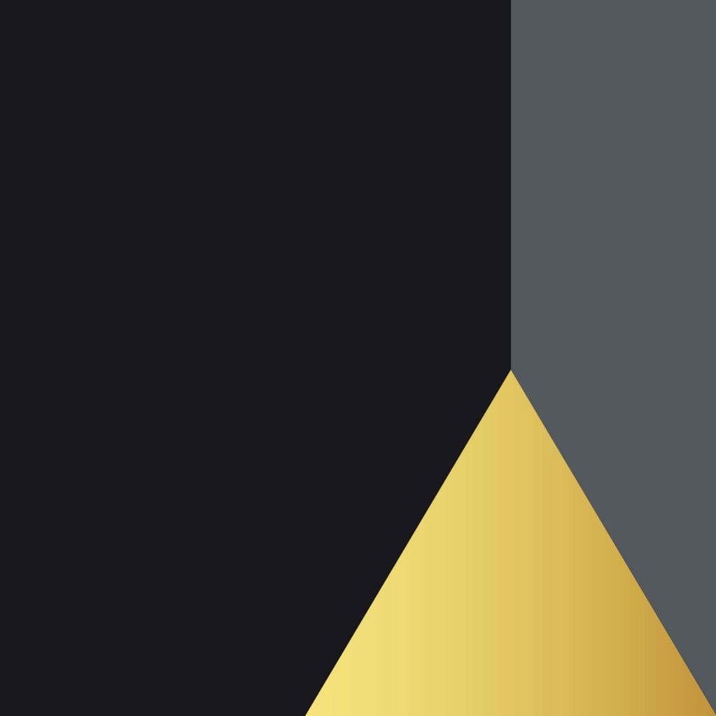 Affiche Big Triangle, noir, gris et doré l.30 x H.30 cm | Leroy Merlin