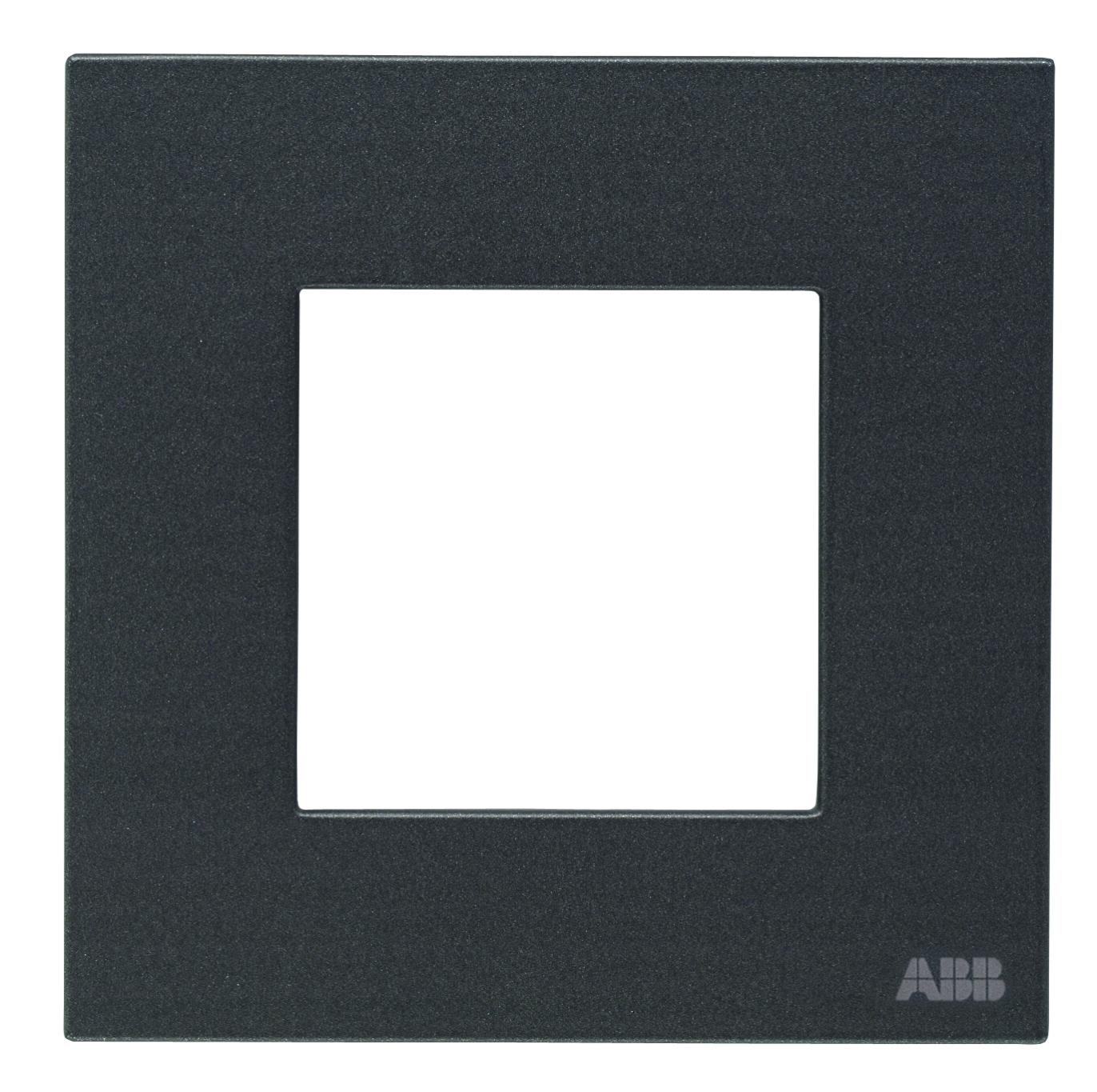 Plaque simple simple Zenit, ABB, anthracite | Leroy Merlin