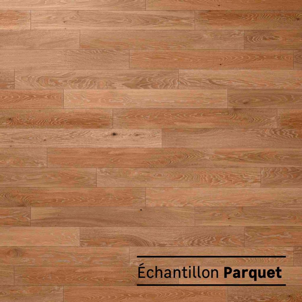 Echantillon Parquet forte chêne cérusé caramel vitrifié M | Leroy Merlin