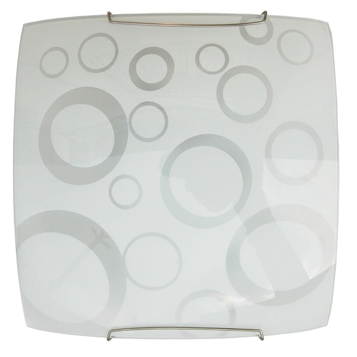 Plafonnier 2xe27, classique blanc LUMICOM OXY D.40 cm | Leroy Merlin