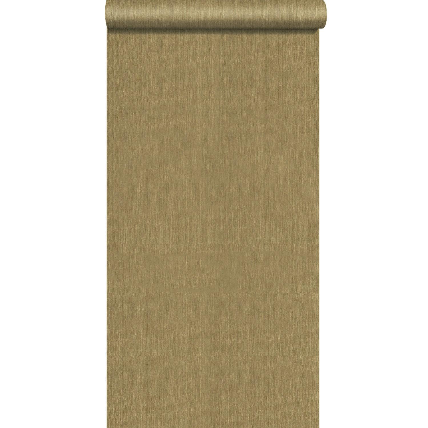 Papier peint intissé Altagamma Uni Toile or fonce | Leroy Merlin