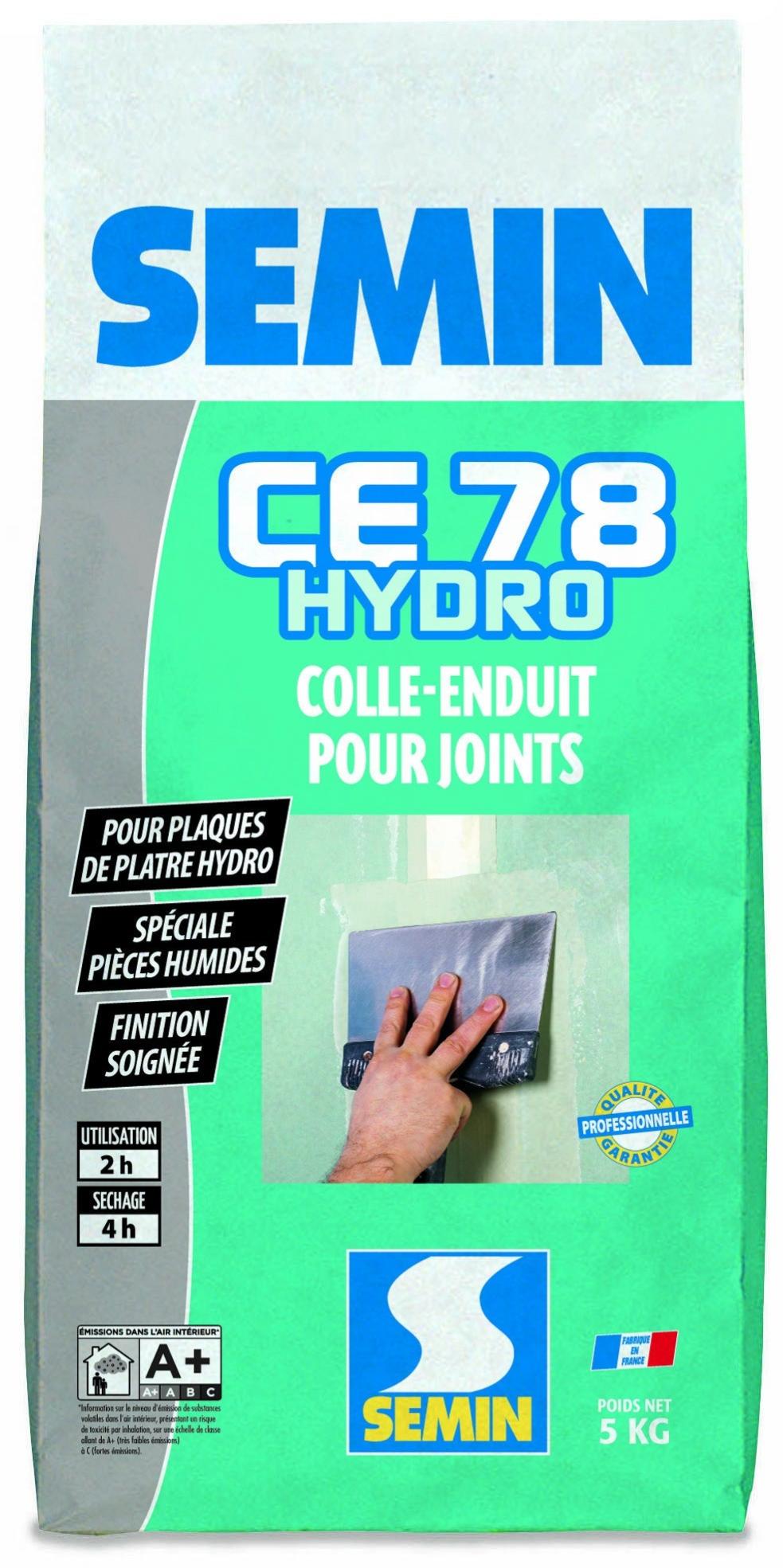 Enduit pour bande à joint SEMIN Expert hydro 5 kg en poudre, pour mur / plafond | Leroy Merlin
