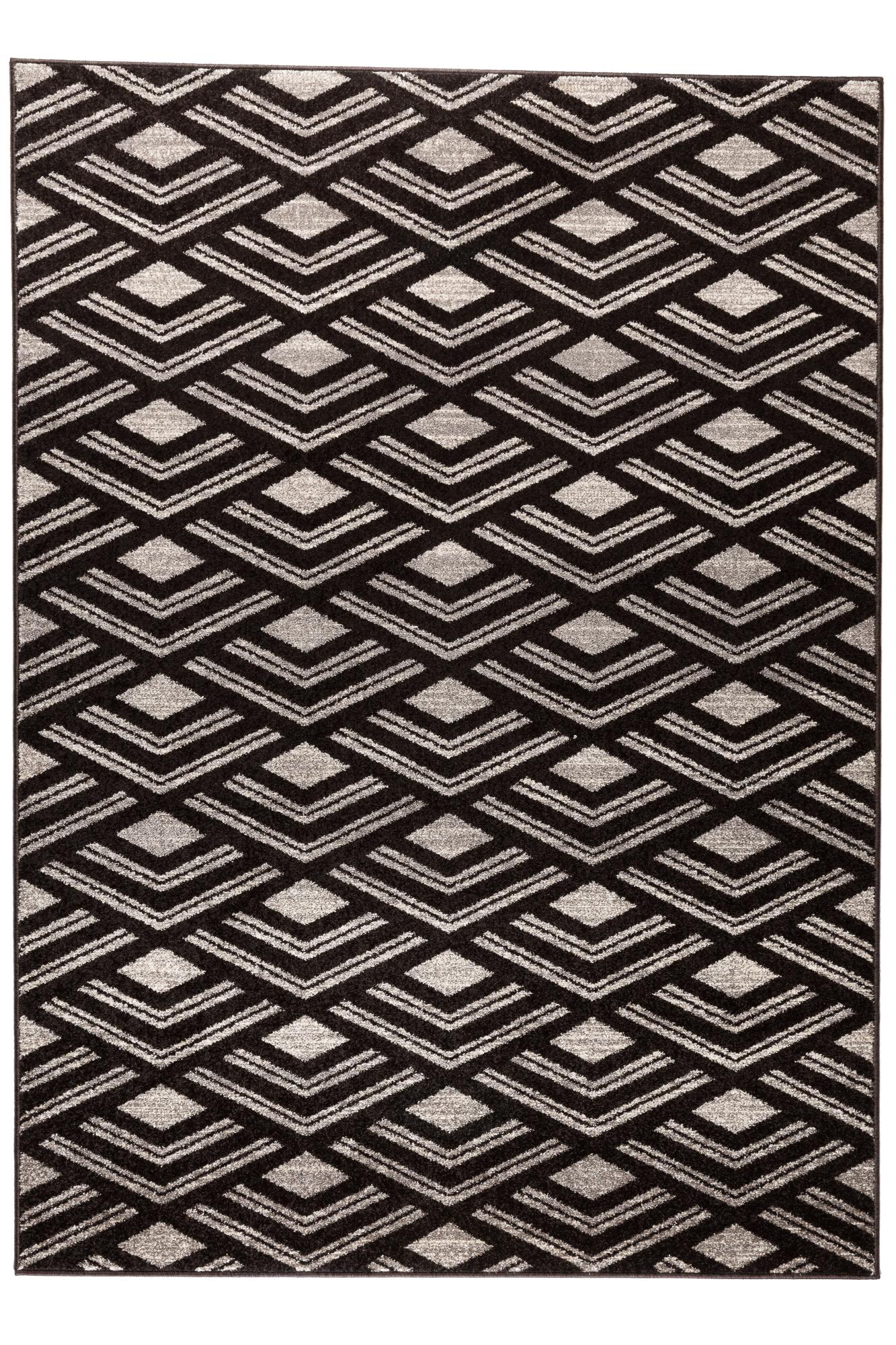 Tapis intérieur marron rectangulaire, l.160 x L.220 cm Diam.15 Pyra ...