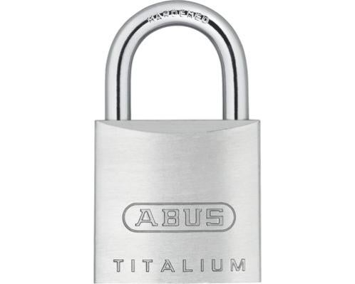 Cadenas avec clé ABUS aluminium, l.40 mm | Leroy Merlin