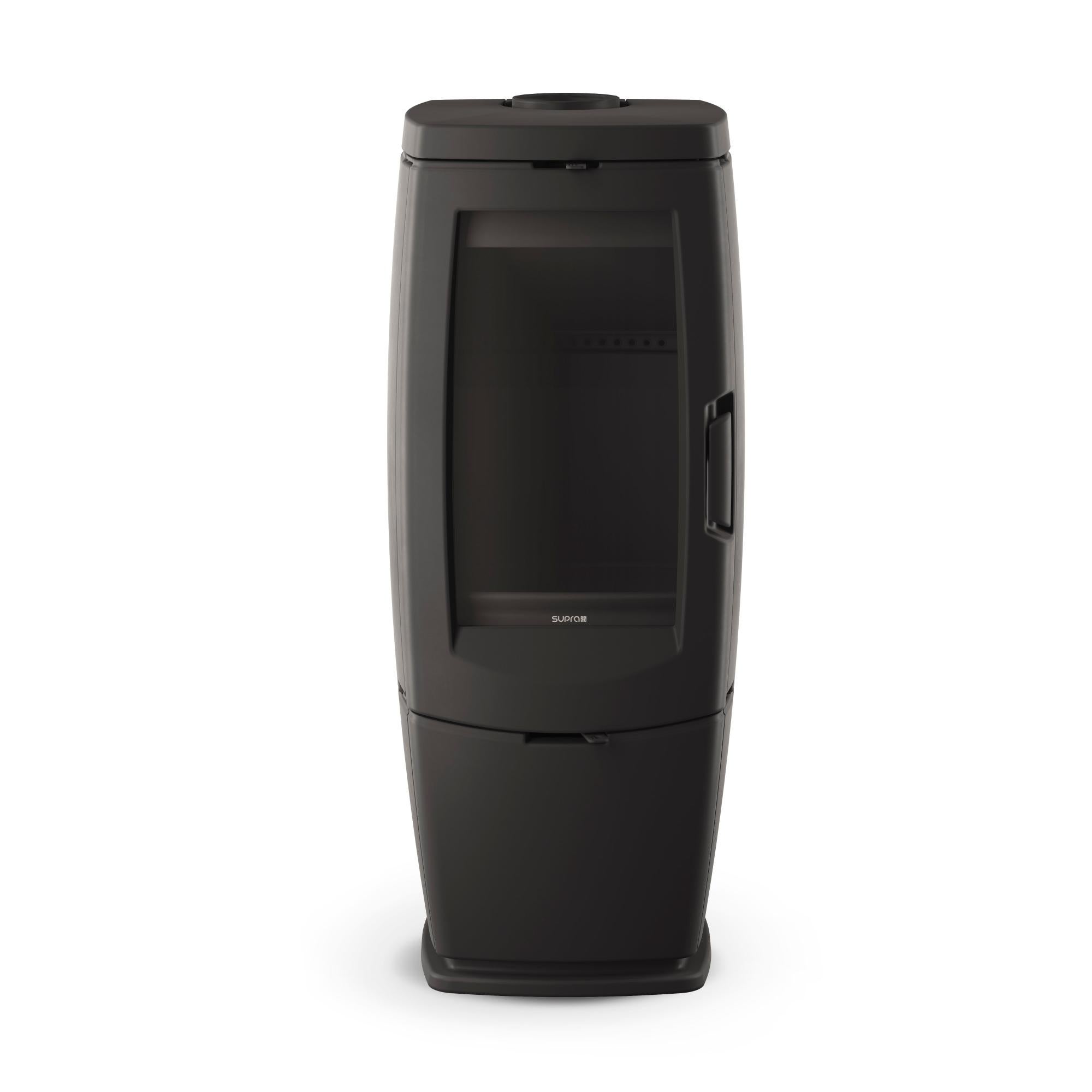 Poêle à bûche SUPRA Zoé noir, 10 kW | Leroy Merlin
