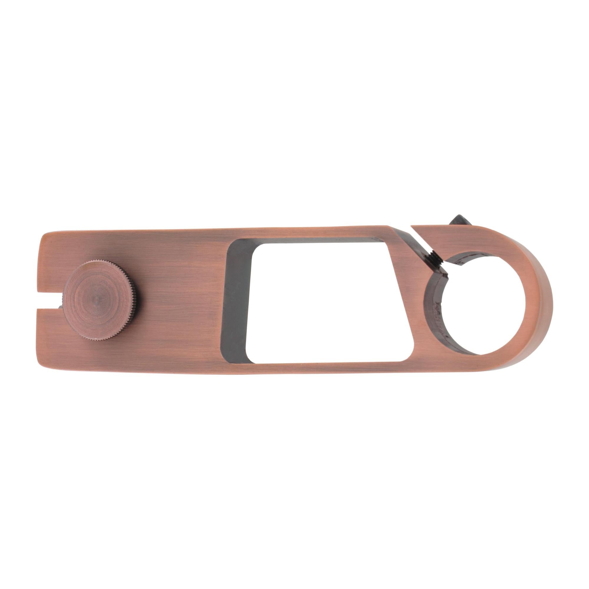 Lot de 2 supports sans perçage Caisson volet roulant, D28 mm cuivre mat ...