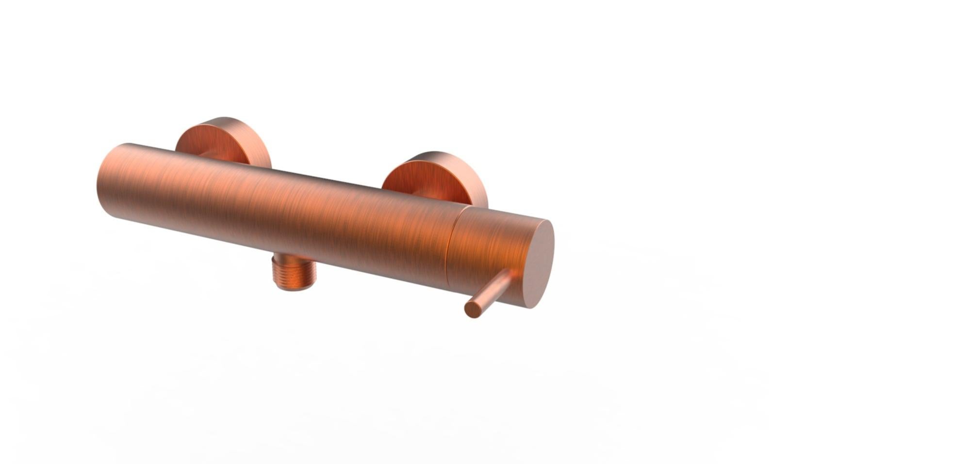 Mitigeur mécanique douche cuivre mat, MARTI 1921 Mrt4 mat | Leroy Merlin