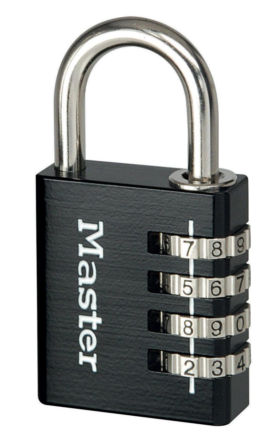 Cadenas à code MASTER LOCK aluminium, l.40 mm | Leroy Merlin