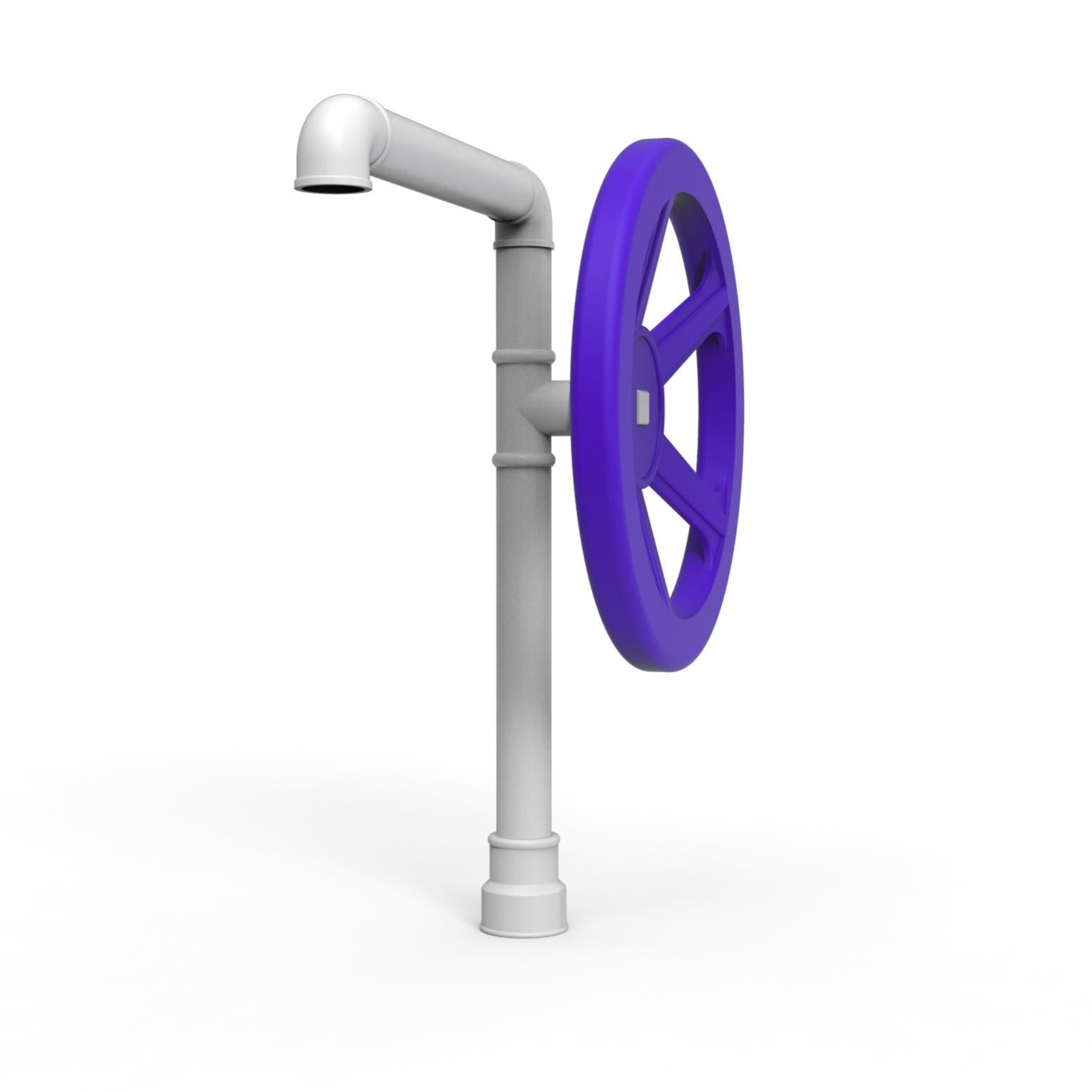 Mitigeur de lavabo blanc et violet mat, MARTI 1921 0135 | Leroy Merlin