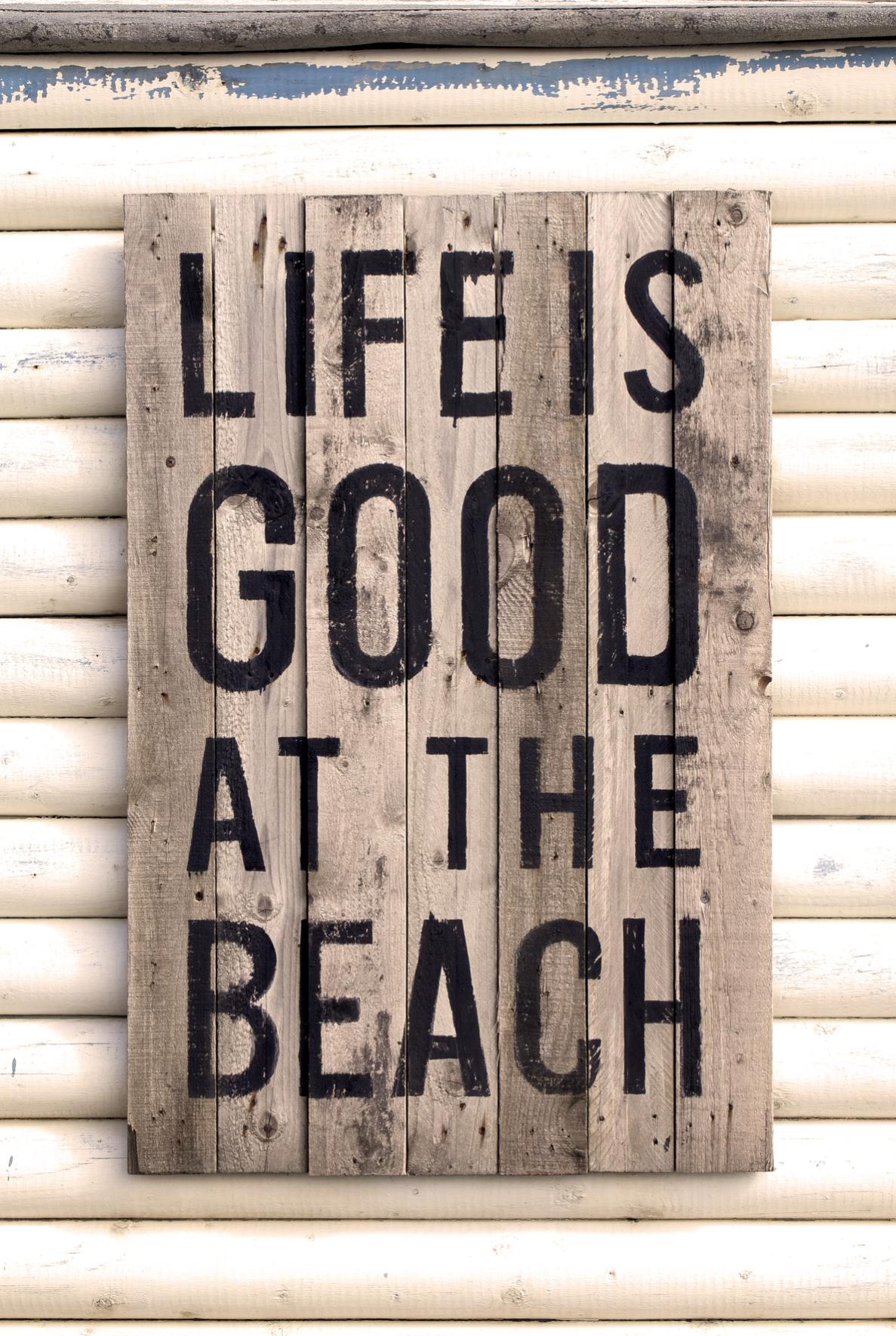 Verre imprimé Life is good ARTIS l.30 x H.45 cm | Leroy Merlin