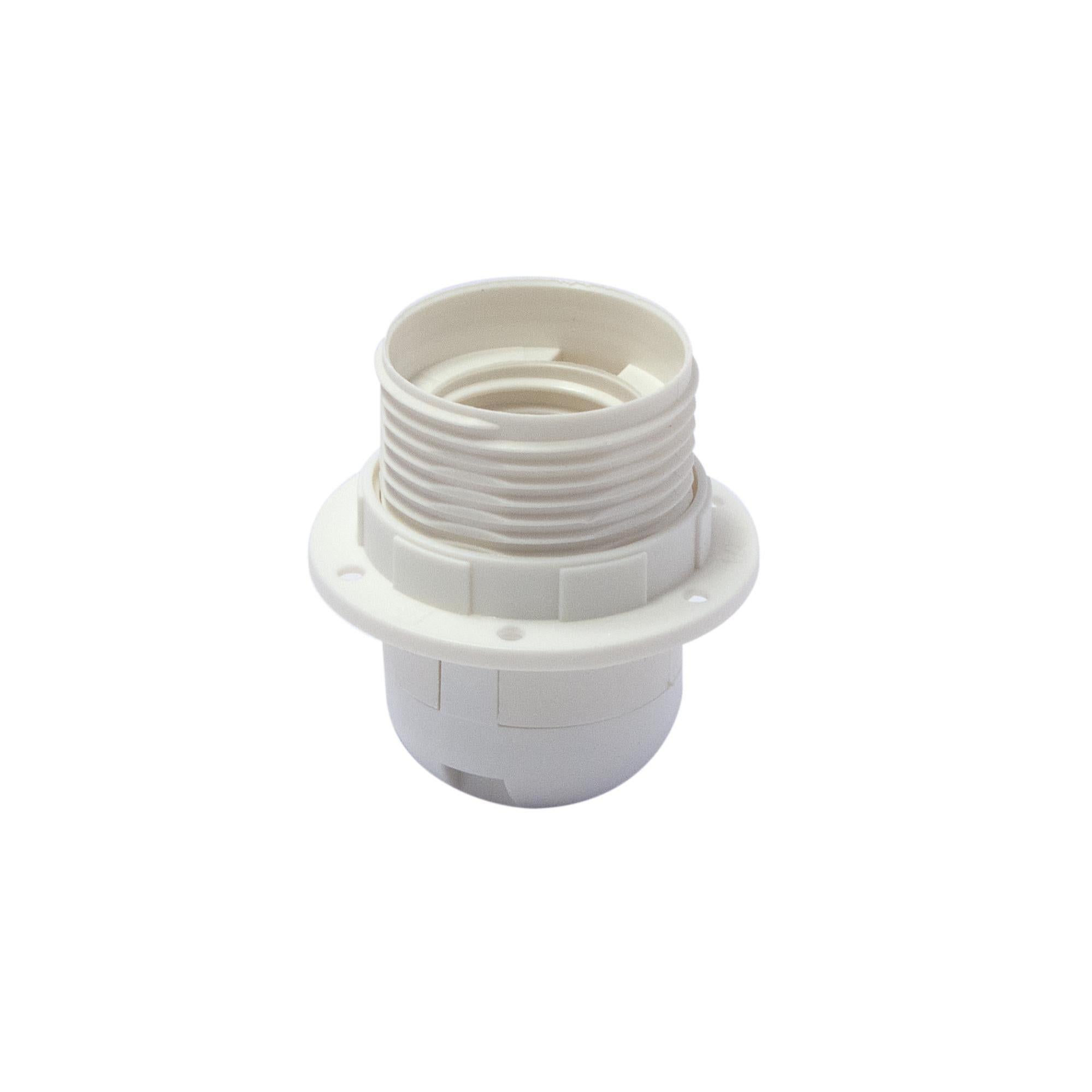 Douille E27 filete polyester blanc, CHACON | Leroy Merlin
