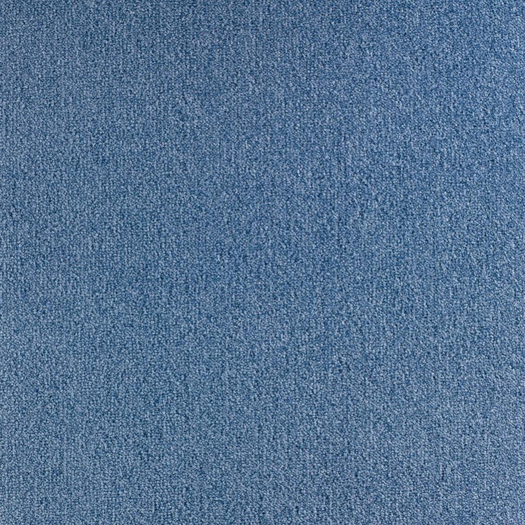 Echantillon moquette velours uni bleue Scenario | Leroy Merlin
