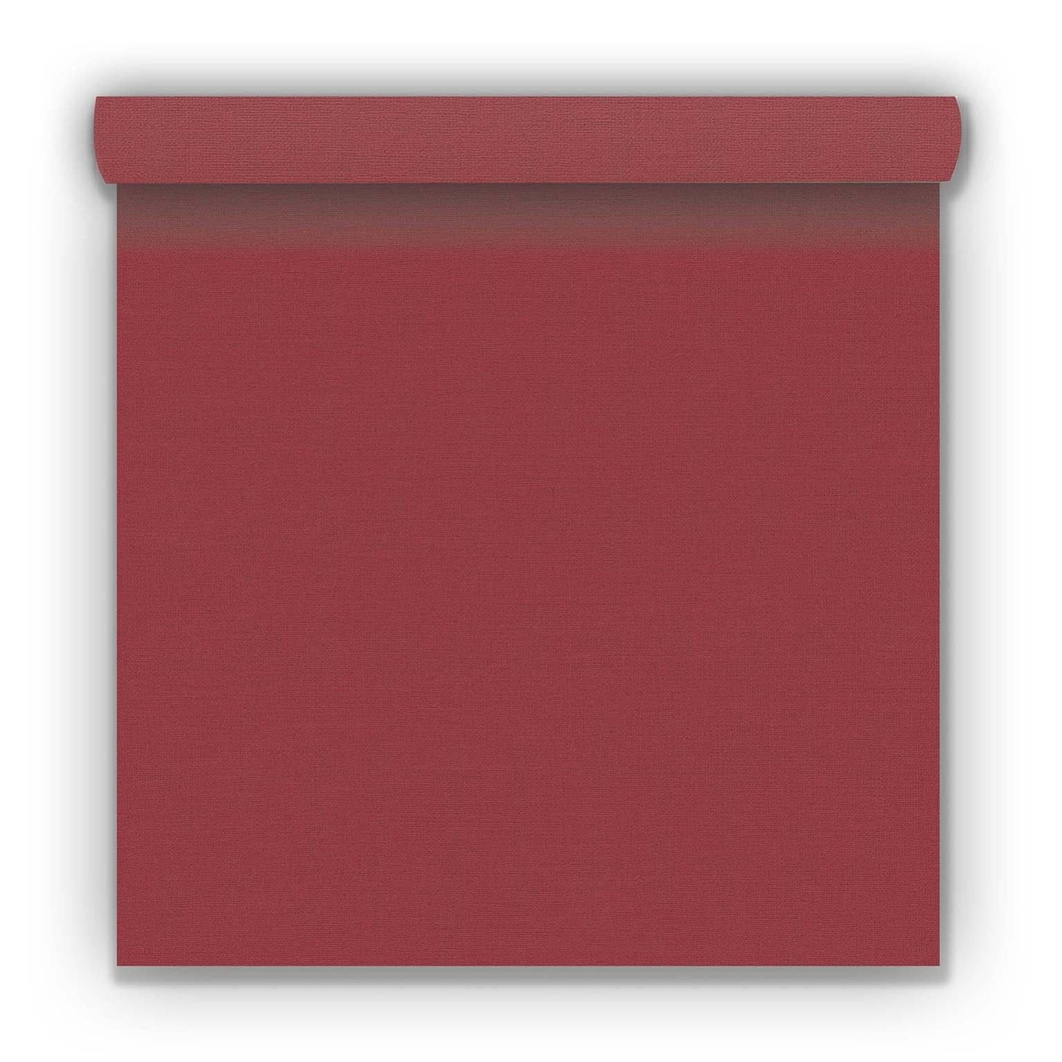 Papier peint intissé ATELIER Uni rouge | Leroy Merlin