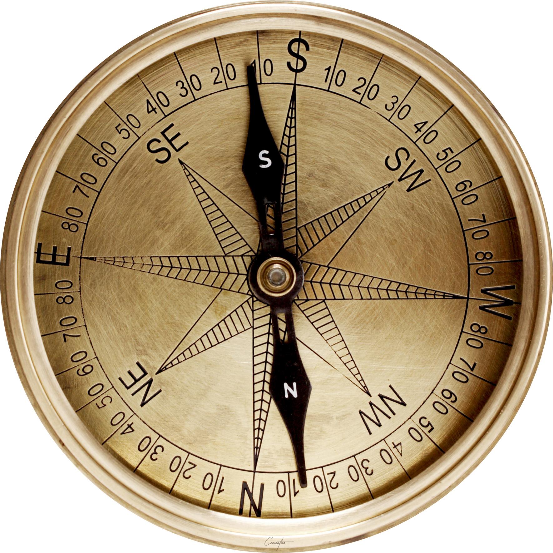 Verre imprimé Boussole ARTIS l.44 x H.44 cm | Leroy Merlin