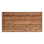 Demi panneau Bois Occultant Luna L 180 X H 90 Cm Marron Leroy Merlin