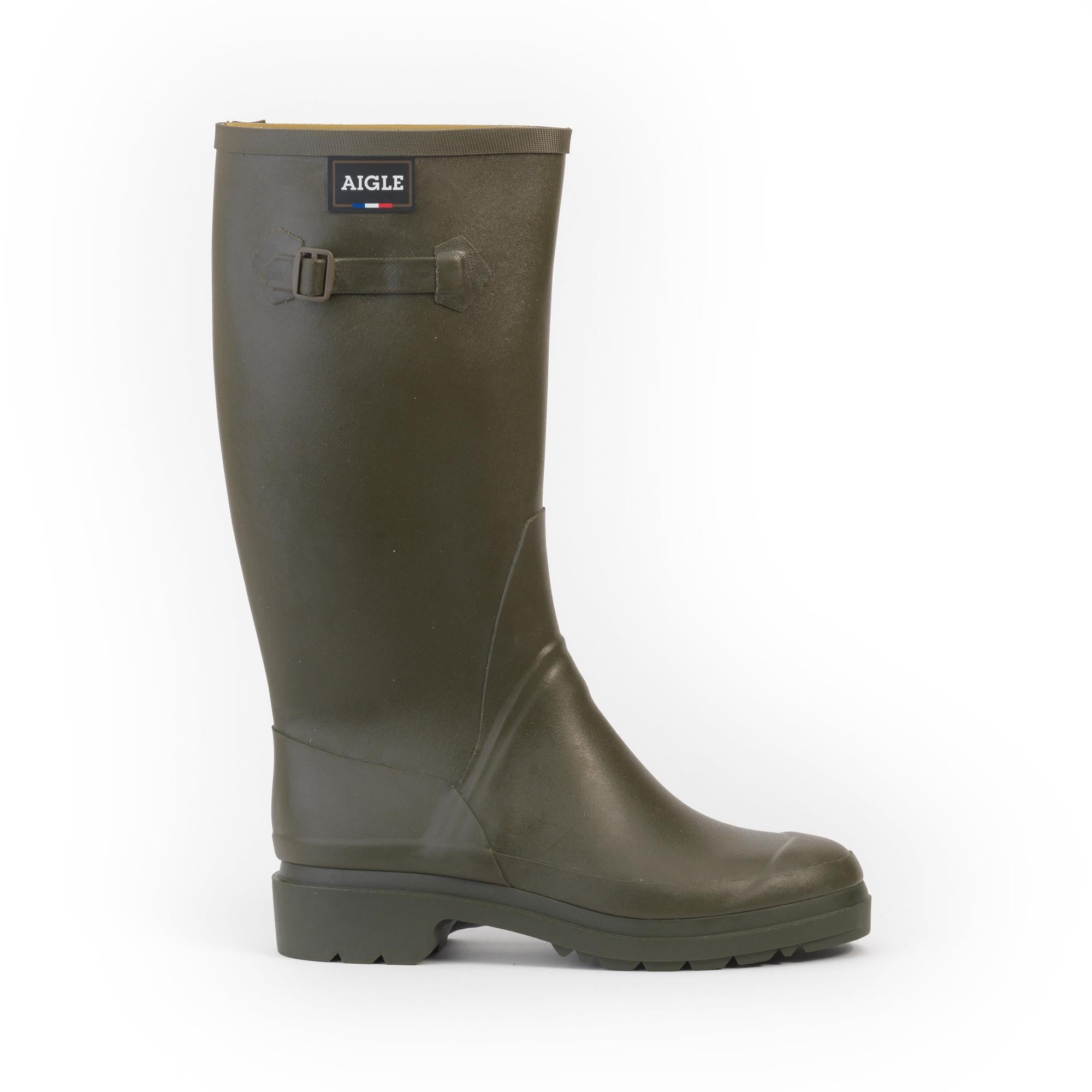 Botte Caoutchouc AIGLE Cessac kaki taille 46 | Leroy Merlin