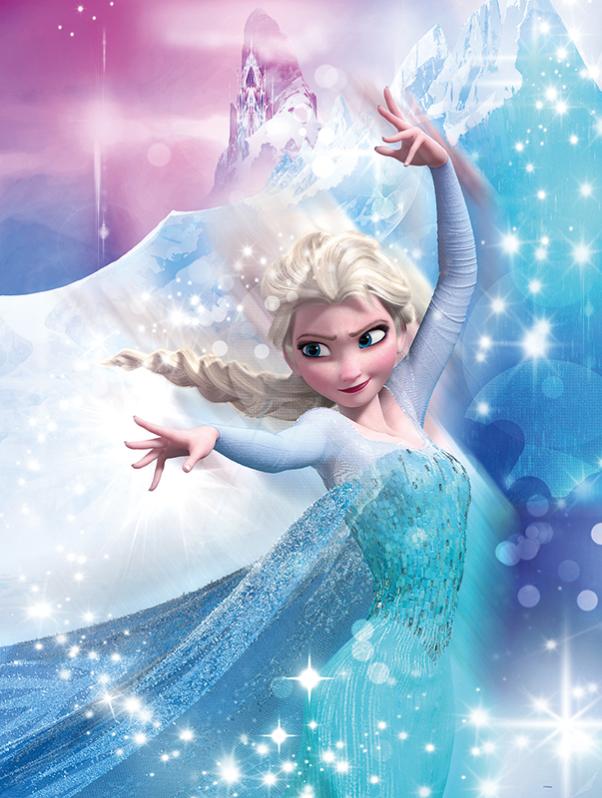 Affiche FROZEN ELSA ACTION KOMAR l.30 x H.40 cm | Leroy Merlin