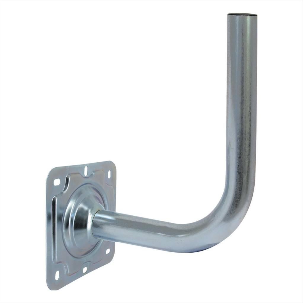 Fixation murale coudée, D.50, D300, H400 GALVA SEDEA | Leroy Merlin