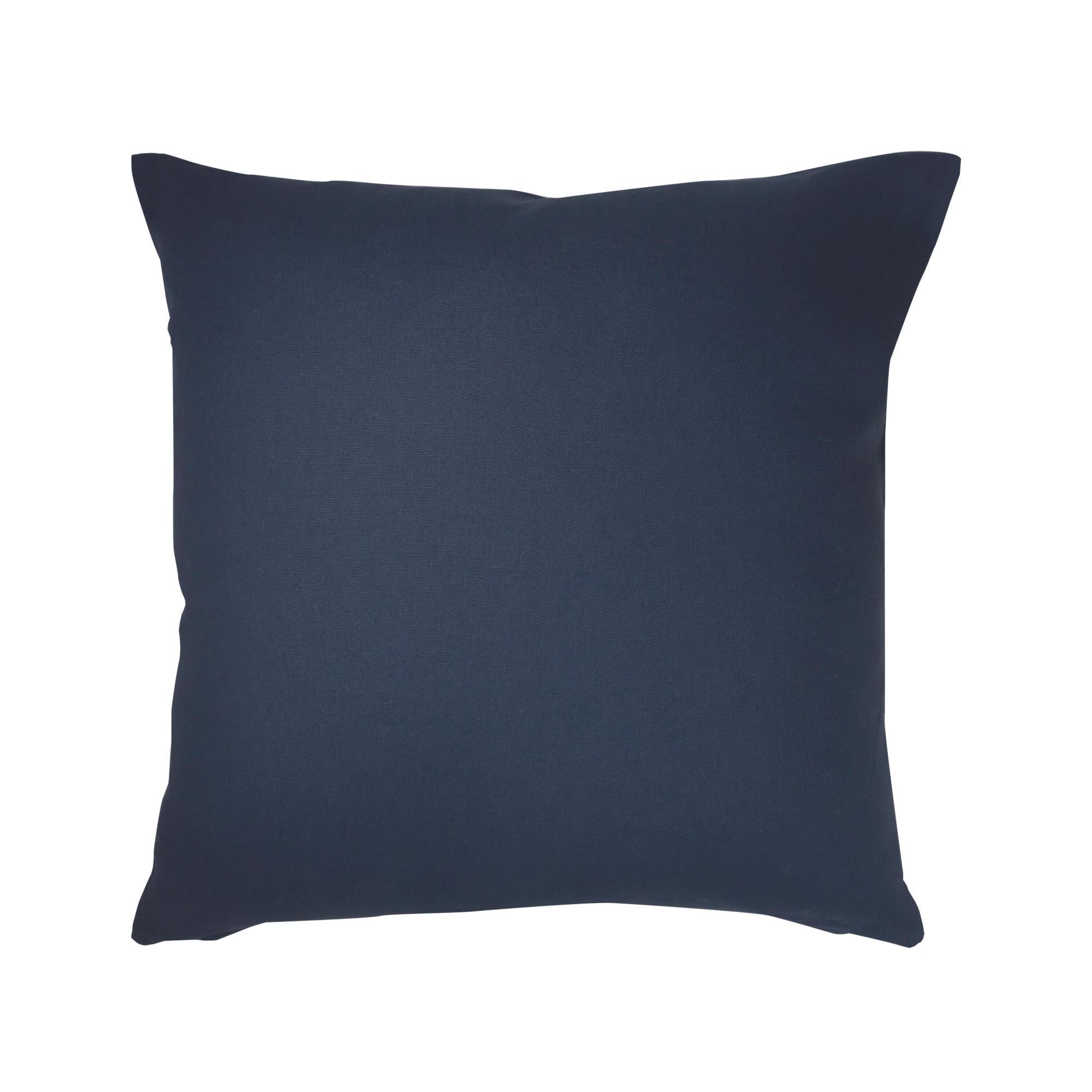 Coussin Sunny, bleu l.45 x L.45 cm INSPIRE | Leroy Merlin