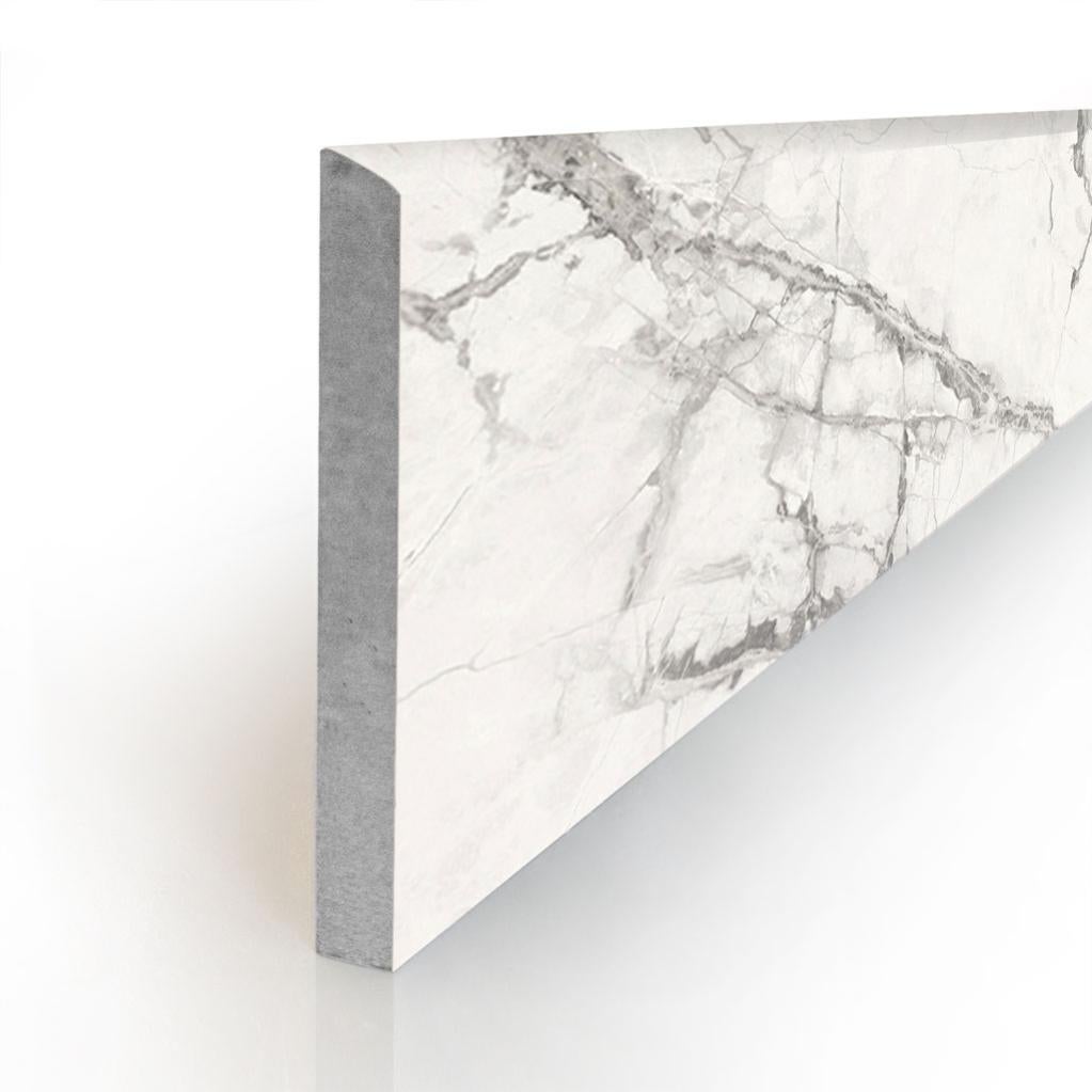 Plinthe Pure marble spider white l.7.3 x L.90 cm x Ep.10 mm SANT ...