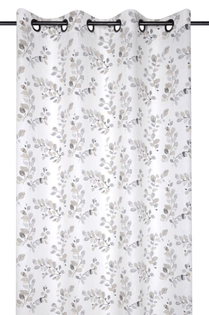 Rideau tamisant, ramie, Acacia naturel l.135 x H.250 cm | Leroy Merlin