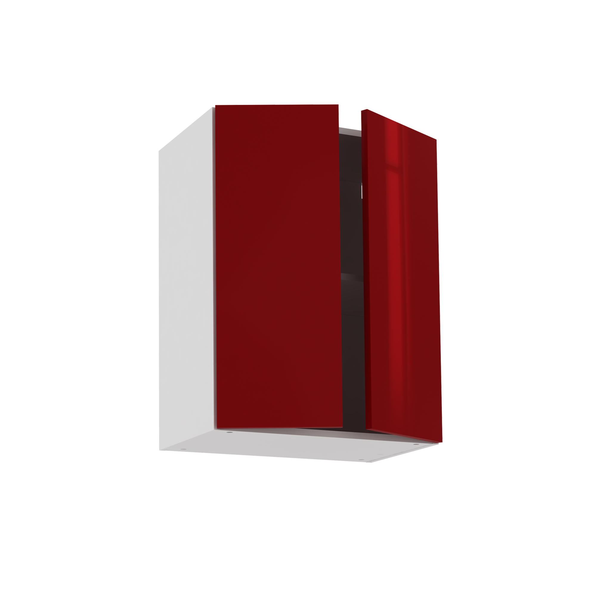 Meuble haut de cuisine Sevilla rouge, 2 portes H77xl60 | Leroy Merlin