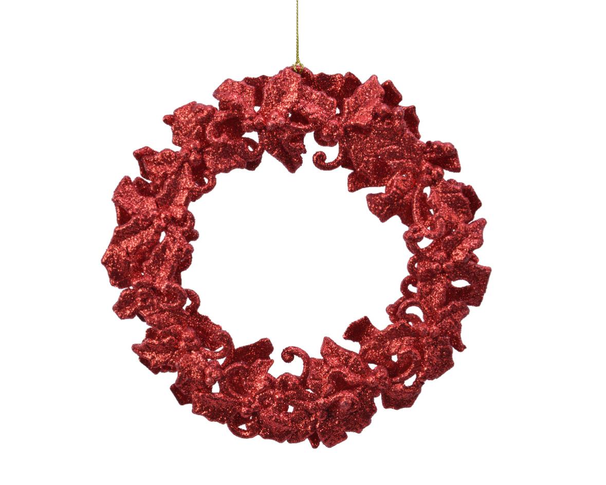 Couronne rouge Diam18.5cm | Leroy Merlin