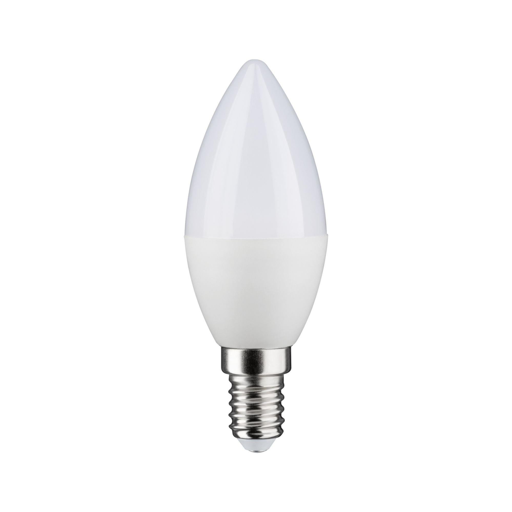 Lot de 5 ampoules led E14, 470Lm = 5.5W, blanc chaud, PAULMANN | Leroy Merlin