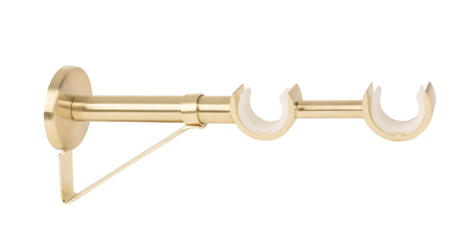Support extensible tringle à rideau Chic, 28 mm doré mat INSPIRE ...