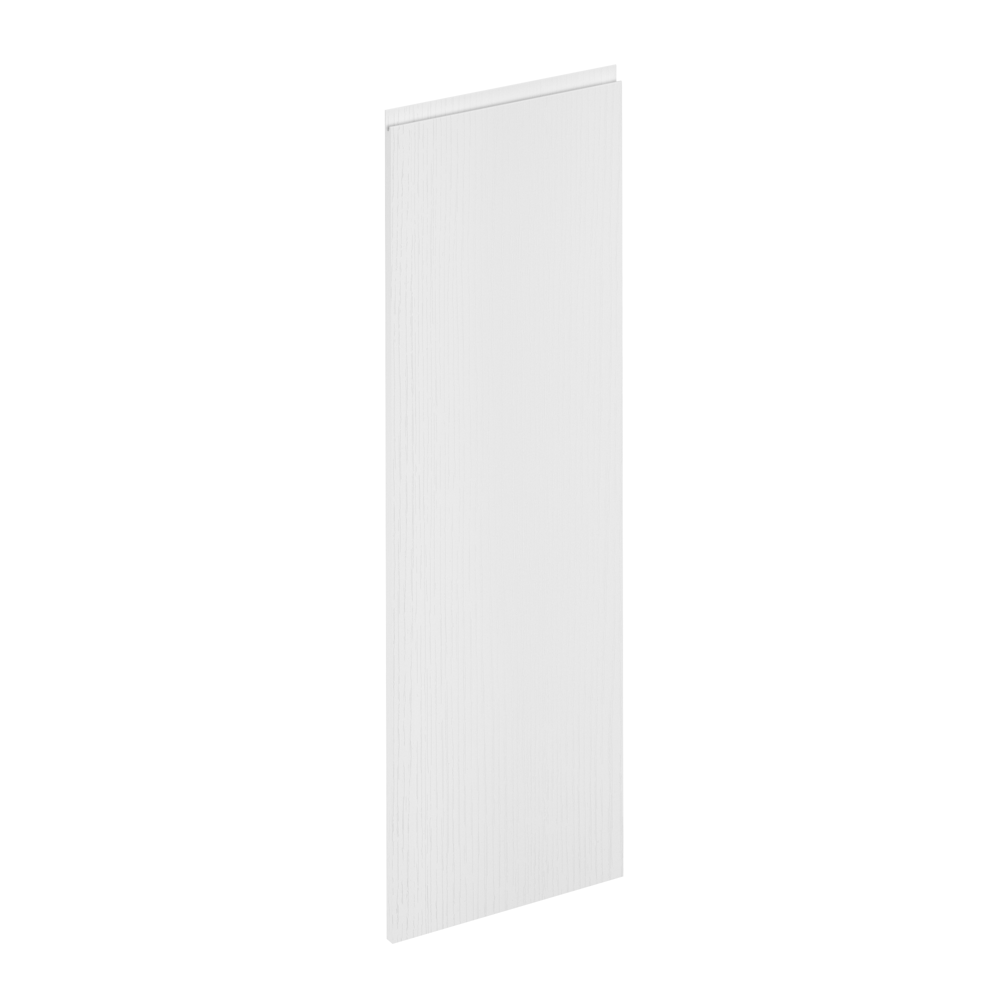 Porte de cuisine Osaka effet wood blanc mat H.137.6 x l.44.7 cm | Leroy Merlin