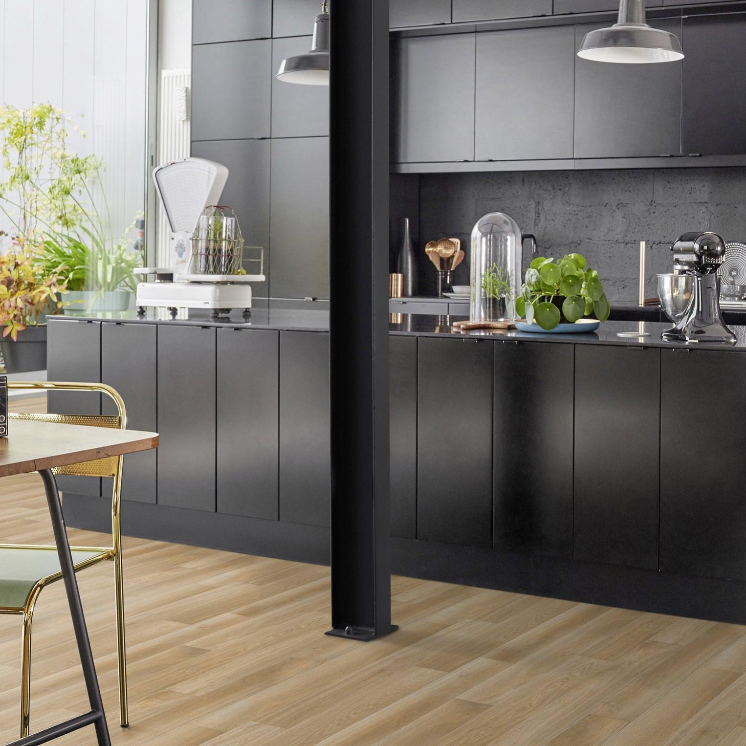 Sol PVC effet bois slow oak naturel Iconik resistex TARKETT rouleau l.4 ...